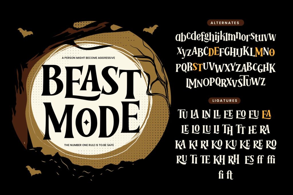 Nightmare Crawler - Horror Font – MasterBundles
