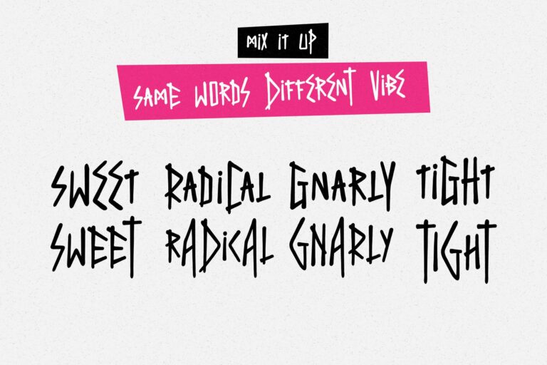 Misfit - Punk Typeface – MasterBundles