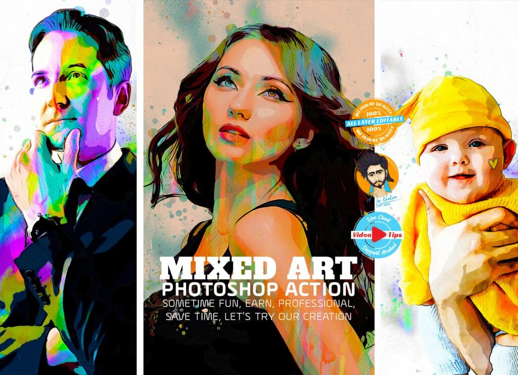 Mixed Art – MasterBundles