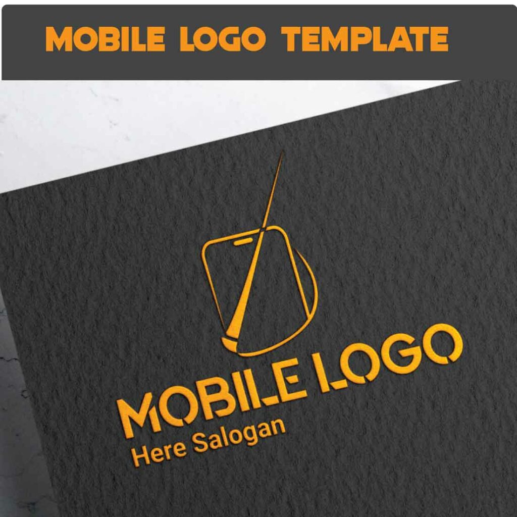 Mobile Phone Logo Template Three Color - MasterBundles