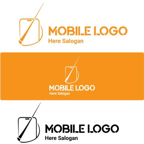 Mobile Phone Logo Template Three Color - MasterBundles