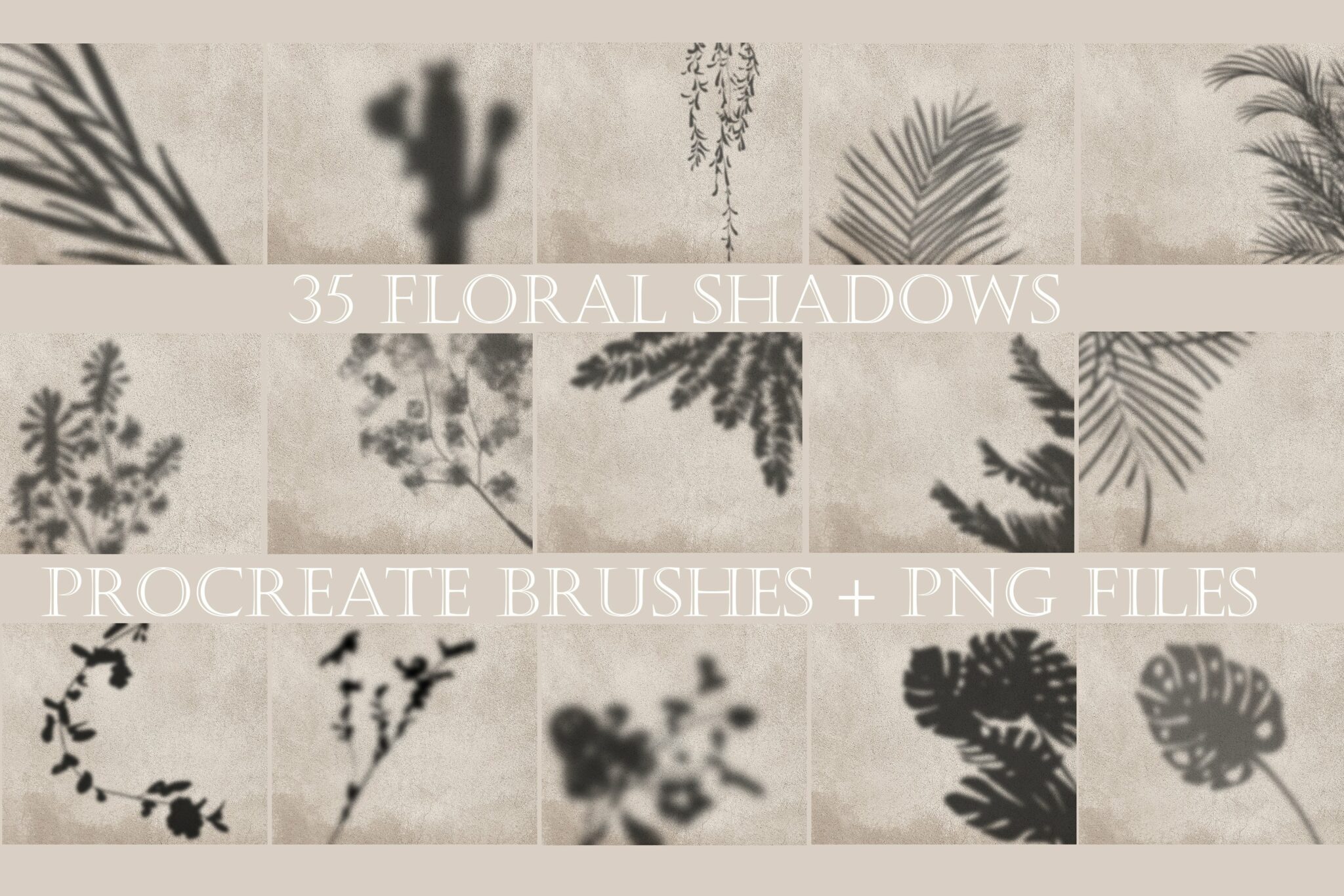 Botanica Shadow Stamps for Procreate – MasterBundles