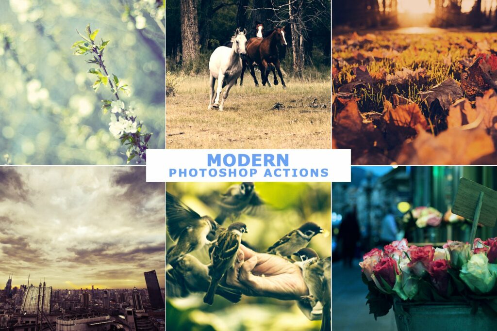 400 Modern Photoshop Actions SALE – MasterBundles