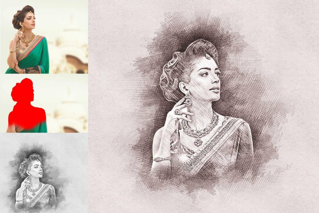 Modern Drawing Sketch – MasterBundles
