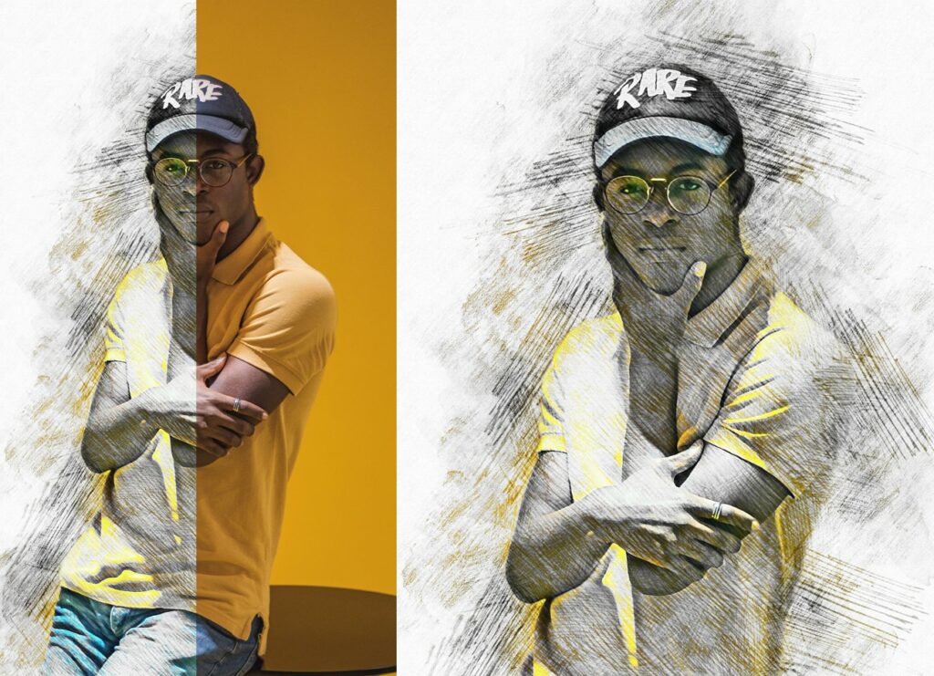 Modern Pencil Sketch – MasterBundles