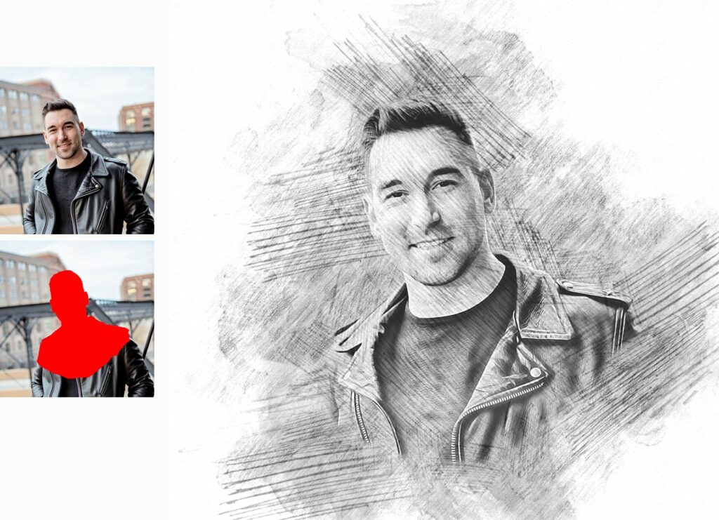 Modern Pencil Sketch – MasterBundles