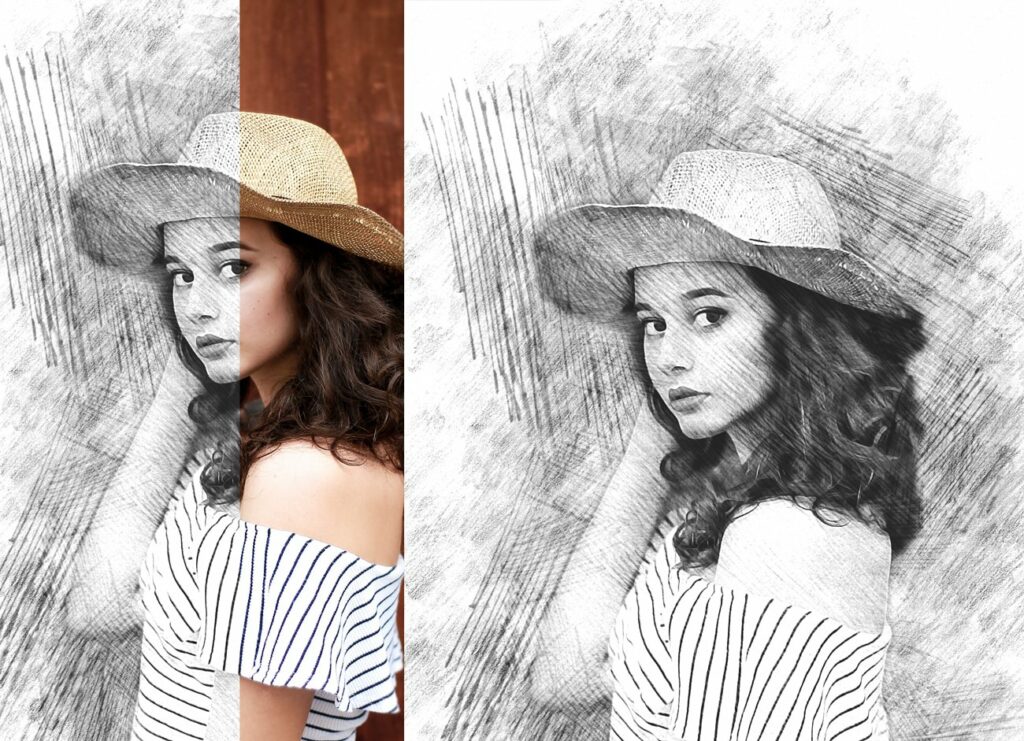 Modern Pencil Sketch – MasterBundles