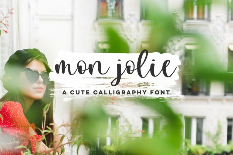 Mon Jolie Calligraphy Font – MasterBundles