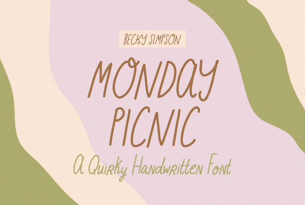 Monday Picnic • Quirky Handwriting – MasterBundles