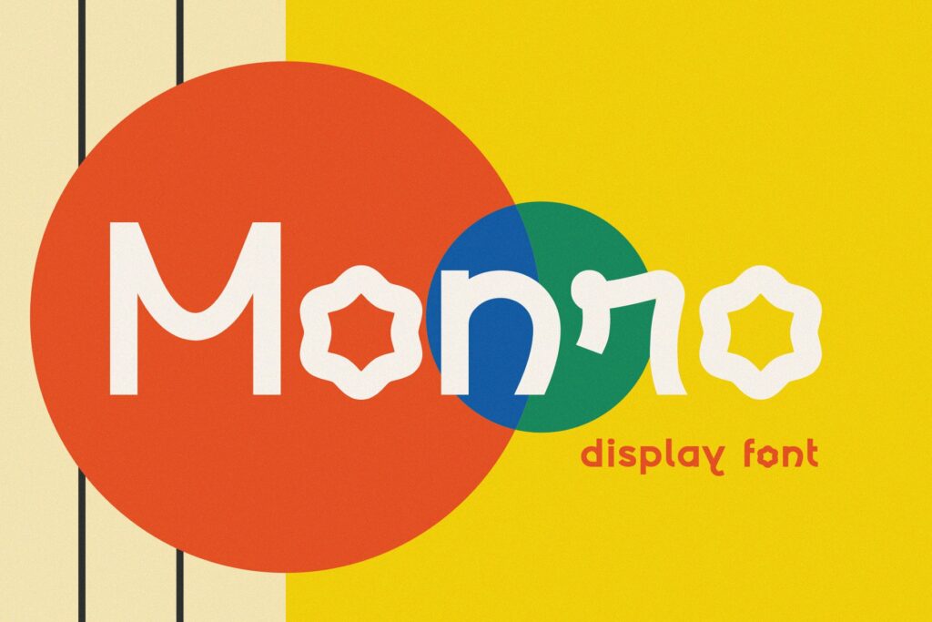 Monro - Quirky Display Typeface – MasterBundles