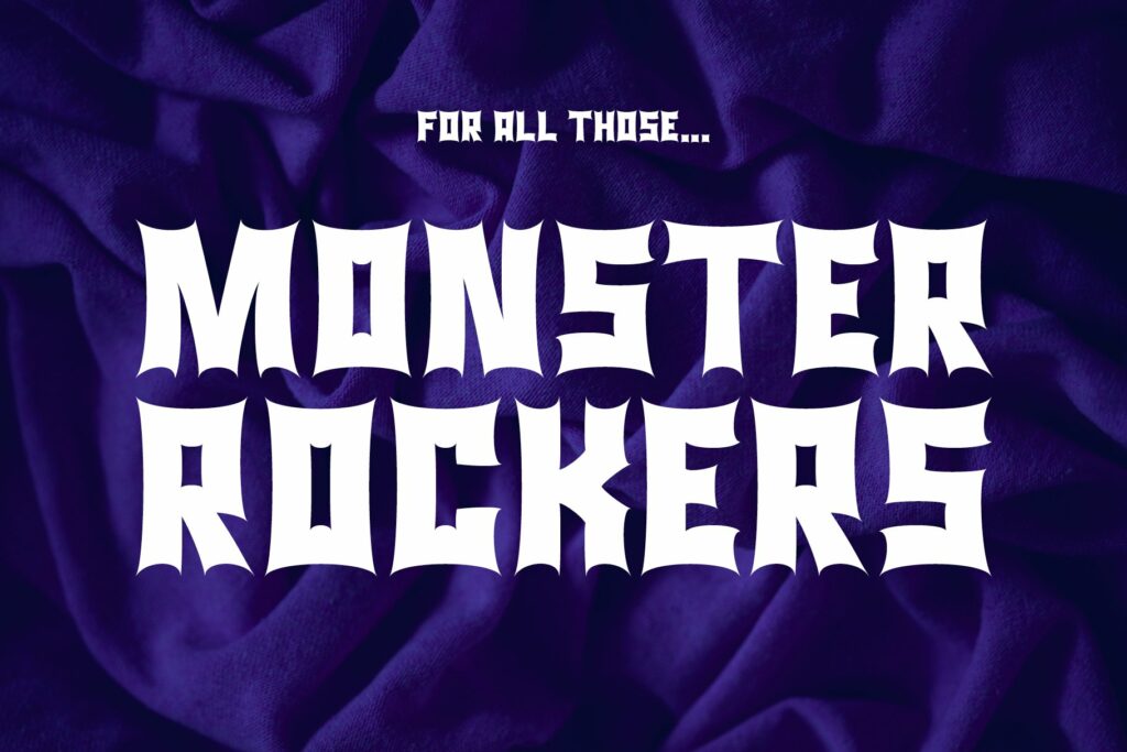 Monsta Rocka - a monster rocker font – MasterBundles