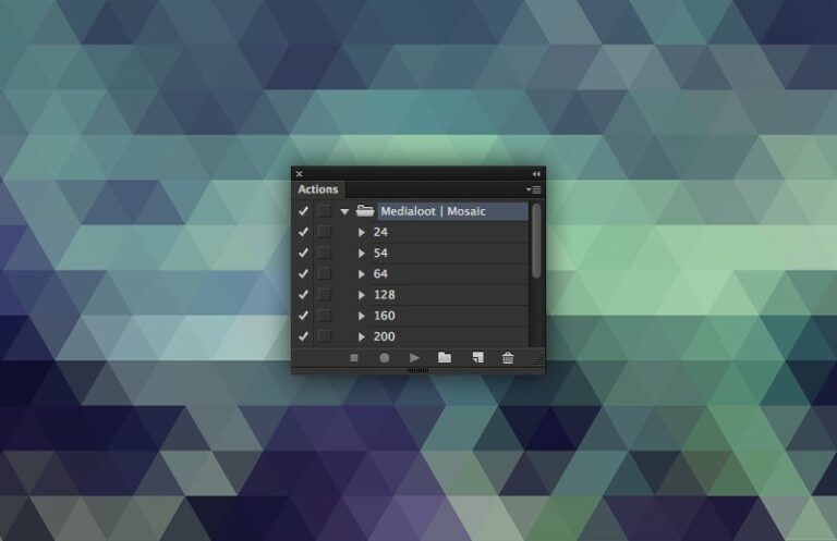 Mosaic Photo Effect Action – MasterBundles