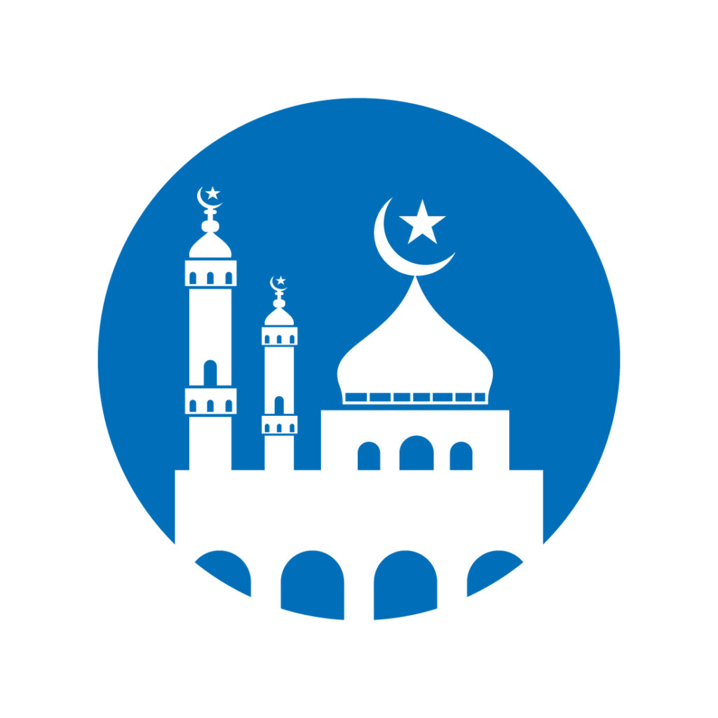 Mosque logo design, Islamic logo template, Vector illustration ...