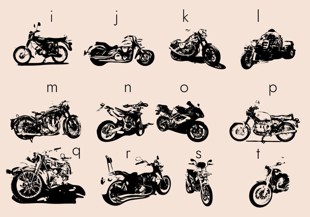Motorcycle Dingbats Font – MasterBundles