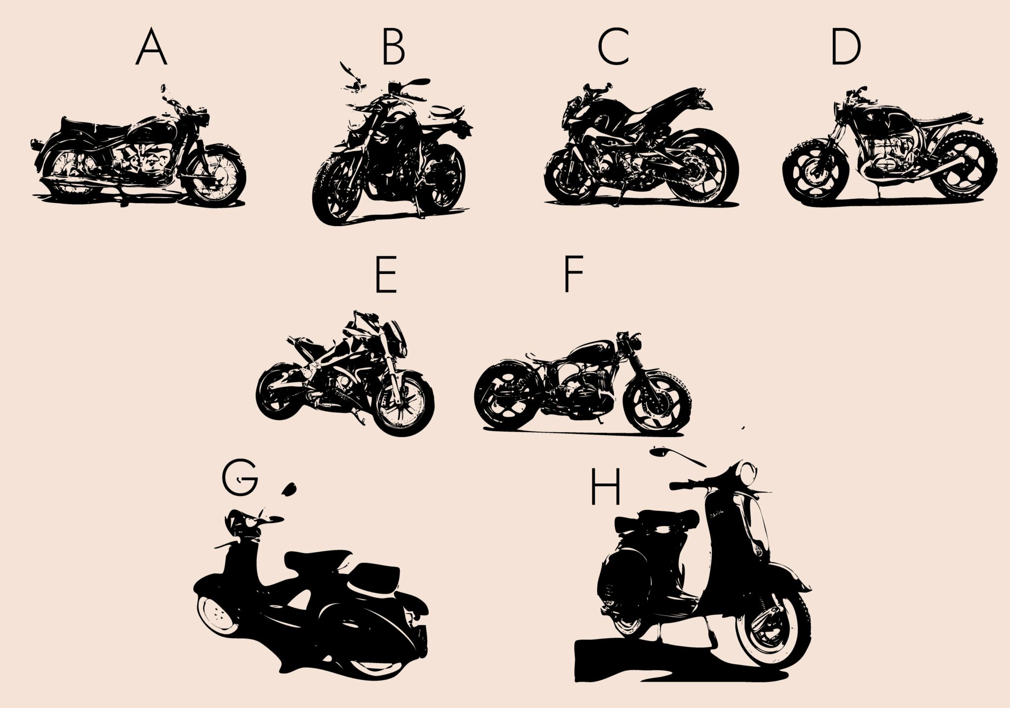 Motorcycle Dingbats Font – MasterBundles