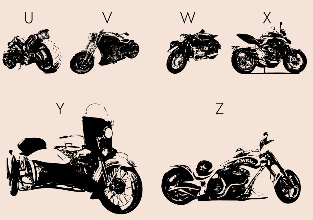 Motorcycle Dingbats Font – MasterBundles