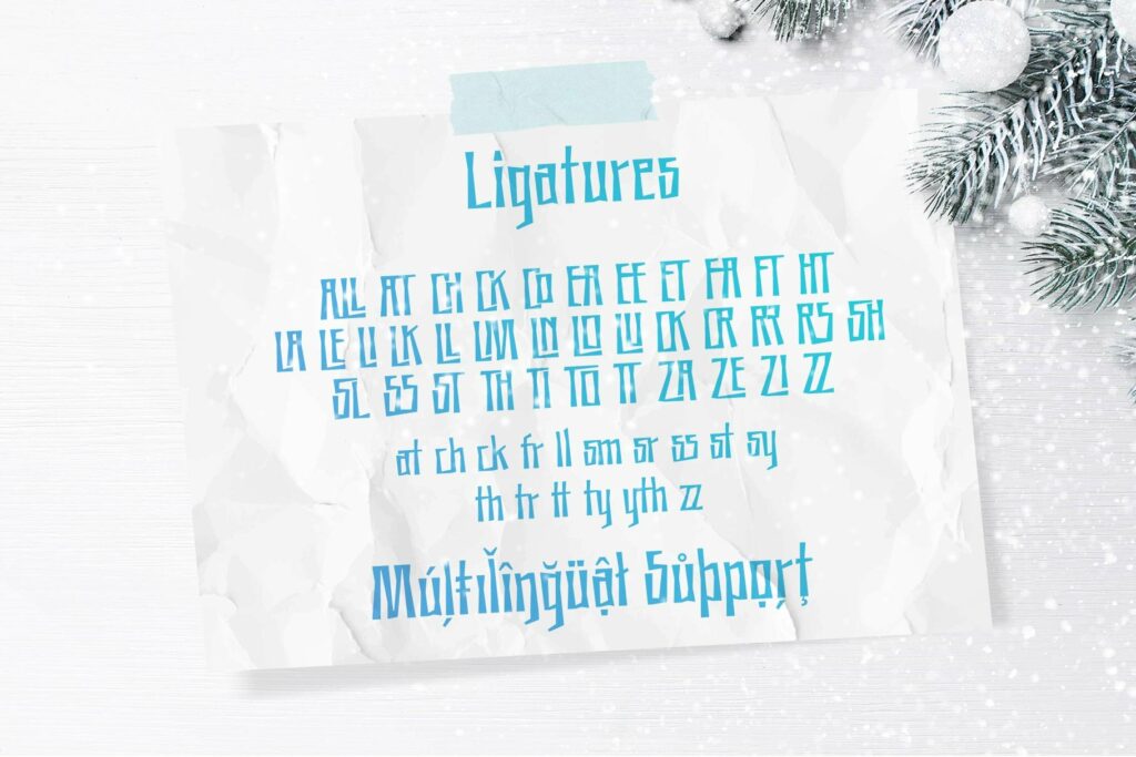 Mount and Snow Typeface – MasterBundles