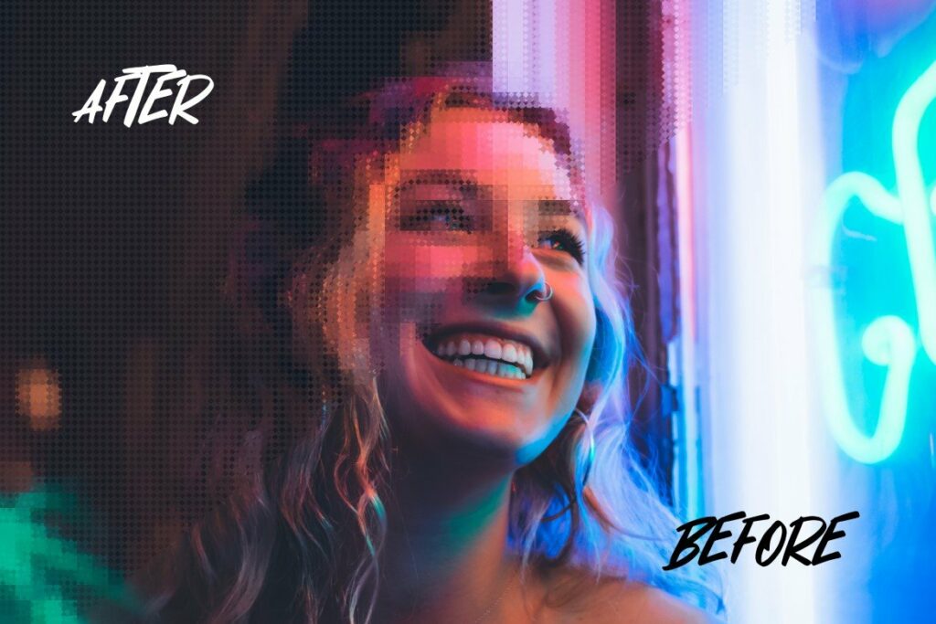 Mosaic Pixelate Photo Effect – MasterBundles
