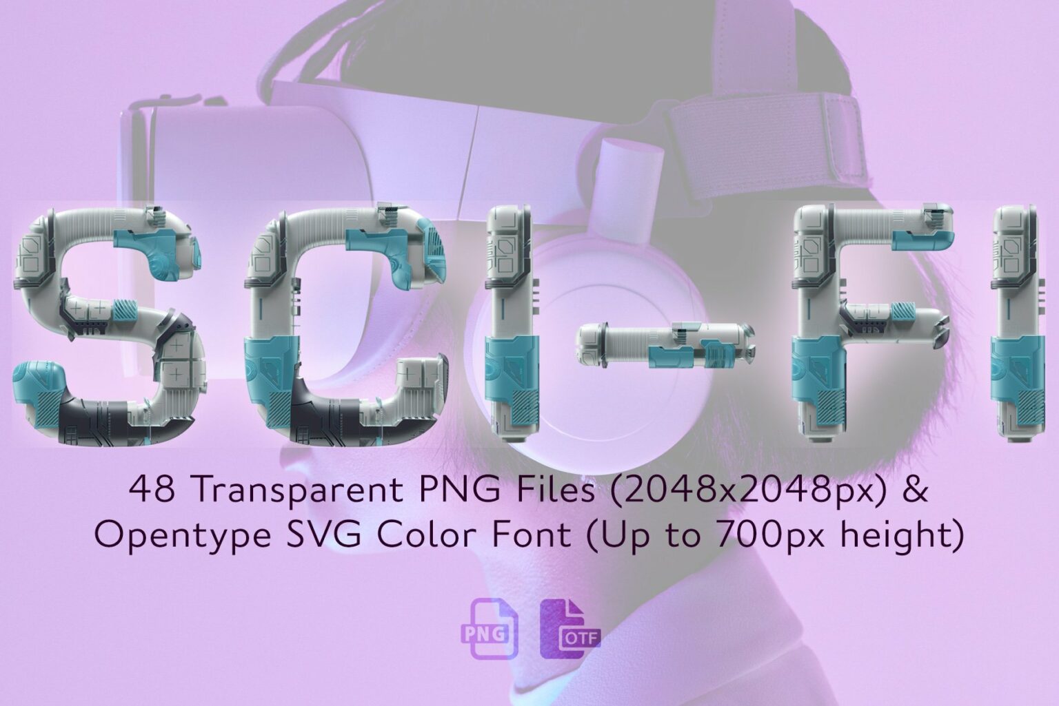 MS Tech Opentype Color Font and PNGs – MasterBundles