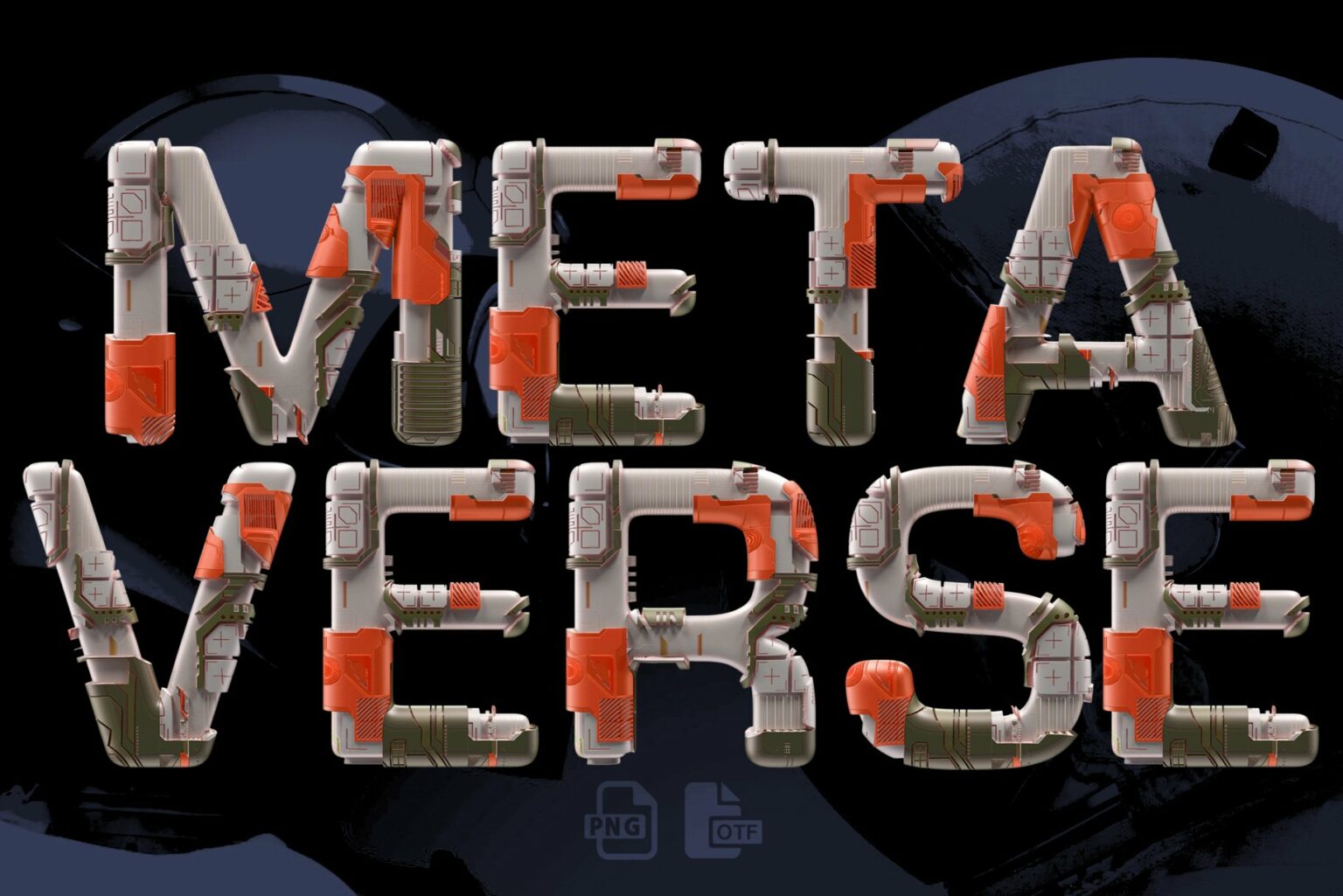 MS Tech Opentype Color Font and PNGs – MasterBundles