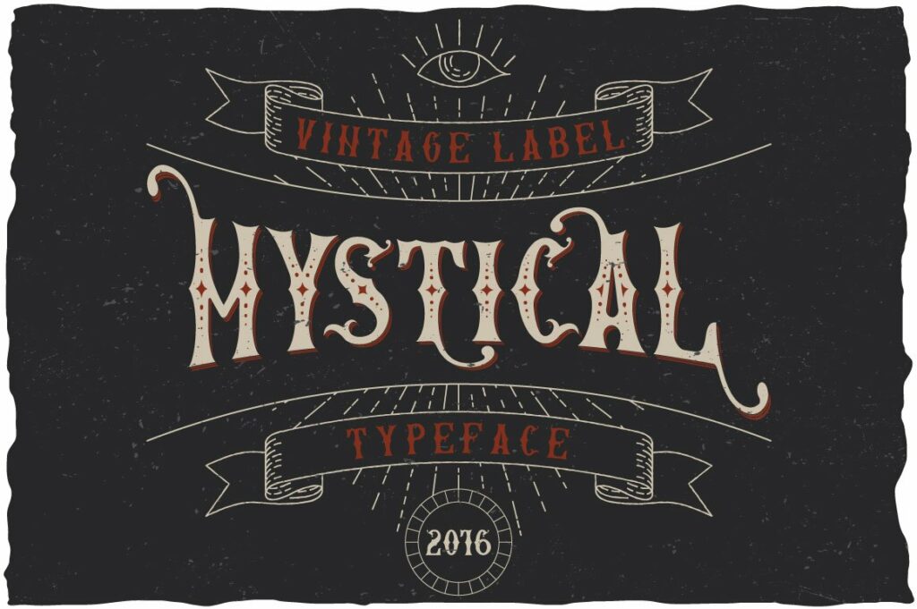 Mystic Label Typeface – MasterBundles