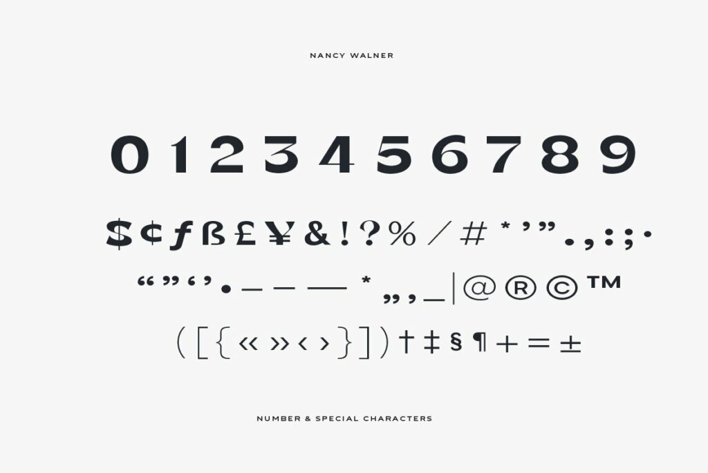 Nancy Walner Modern Sans – MasterBundles