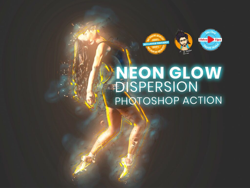Neon Glow Dispersion – MasterBundles