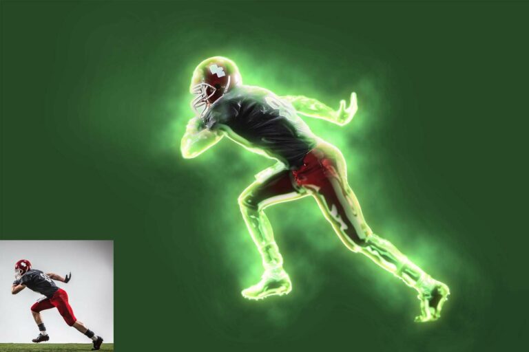 Neon Light Photo Effect – MasterBundles