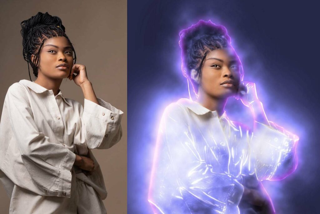 Neon Light Photo Effect – MasterBundles