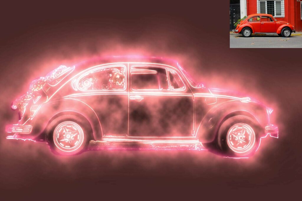 Neon Light Photo Effect – MasterBundles