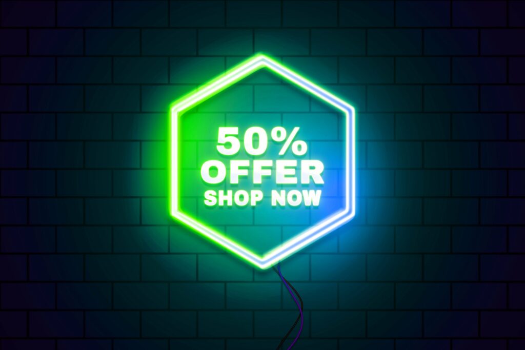 Neon Text & Logo Effect – MasterBundles