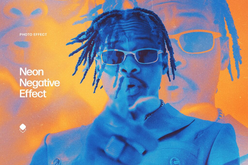 Neon Negative Photo Effect – MasterBundles