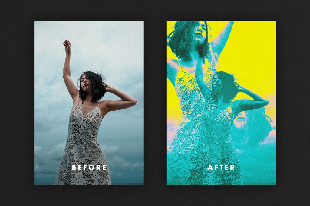 Neon Negative Poster Effect – MasterBundles