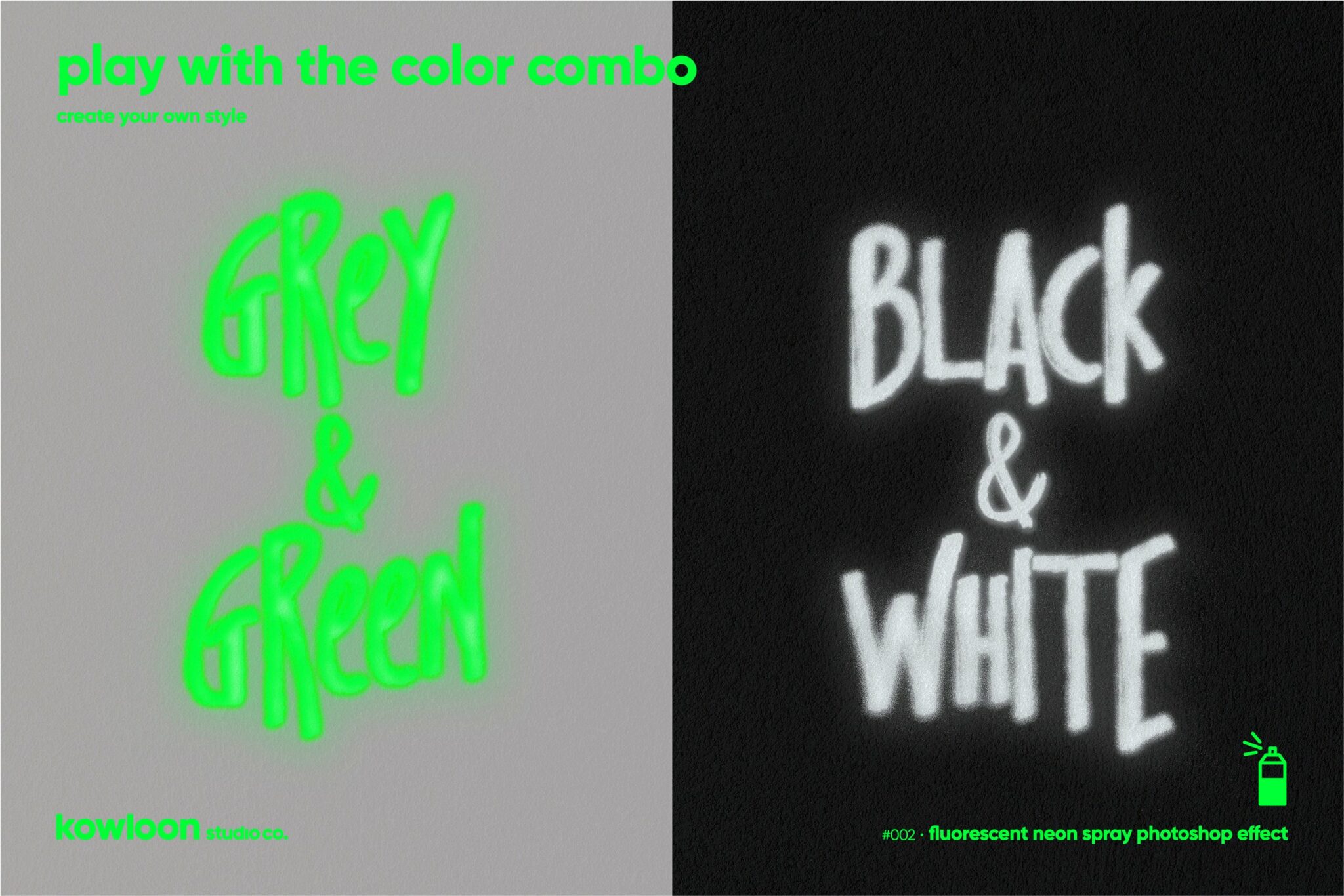 Freebie Included - Neon Spray Effect – MasterBundles