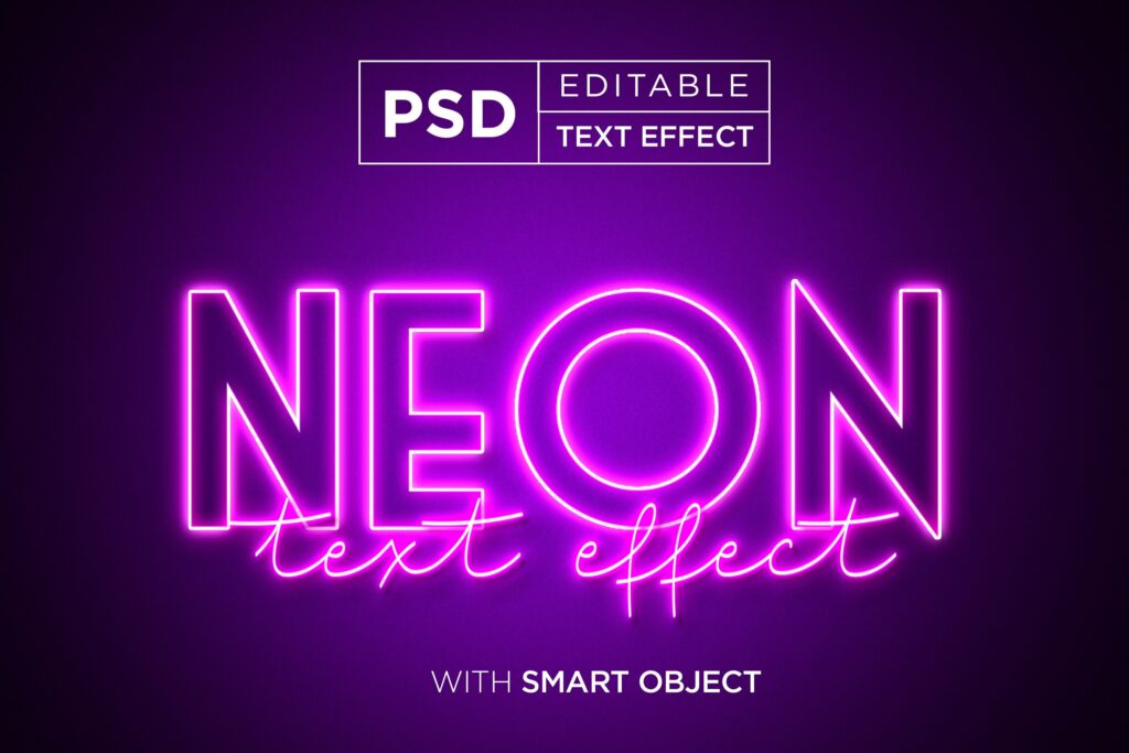 Glow Neon Text Effect Bundle – MasterBundles