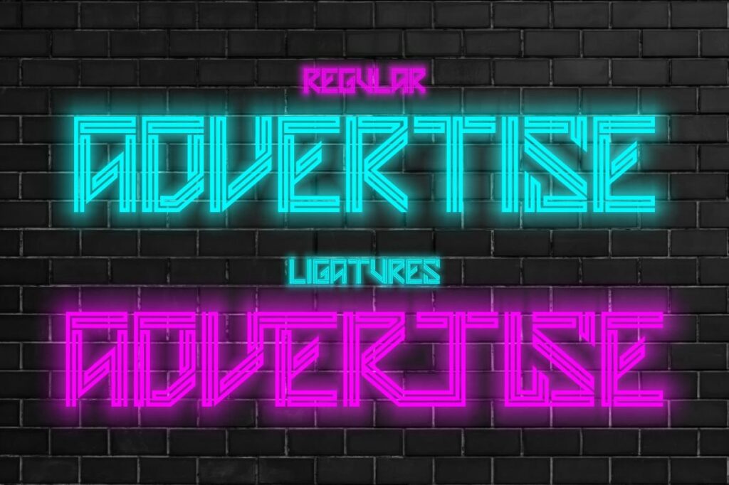 Neonbox - Display Neon Style Font – MasterBundles