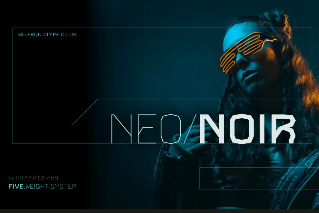 Neo Noir - Futuristic font – MasterBundles