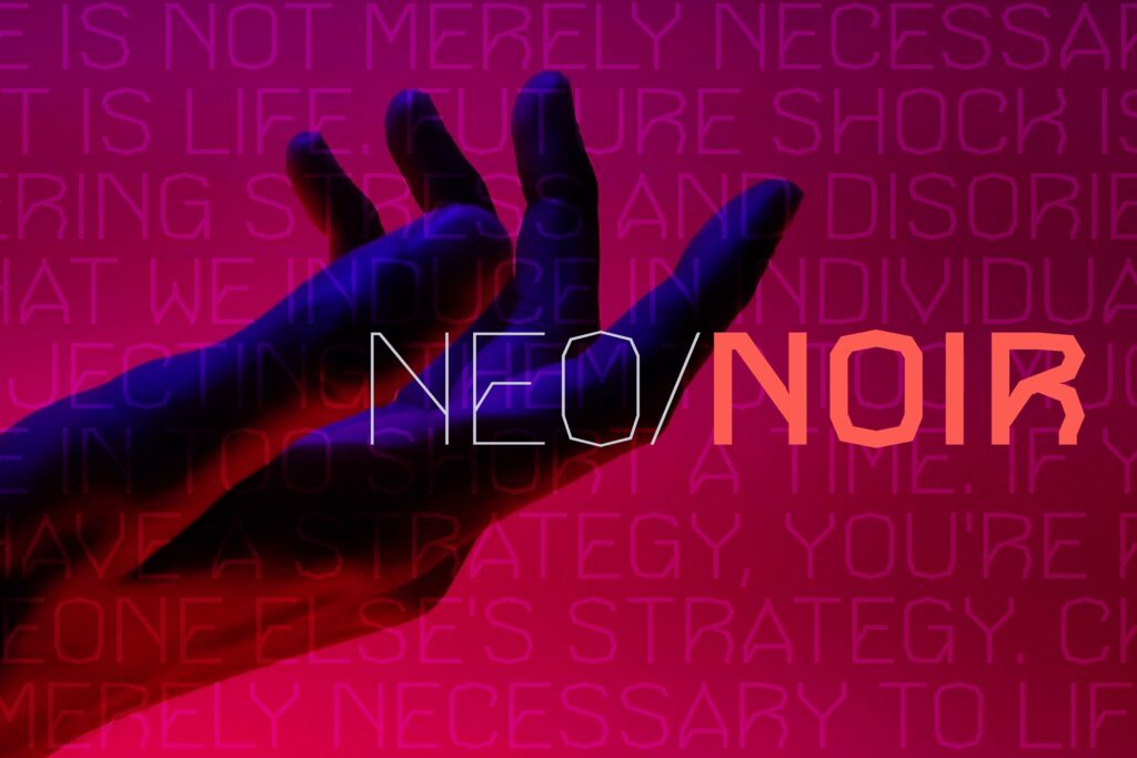 Neo Noir - Futuristic font – MasterBundles