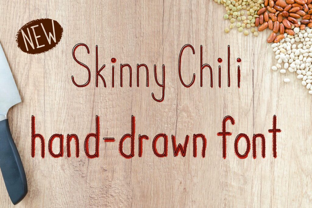 Skinny Chili font – MasterBundles