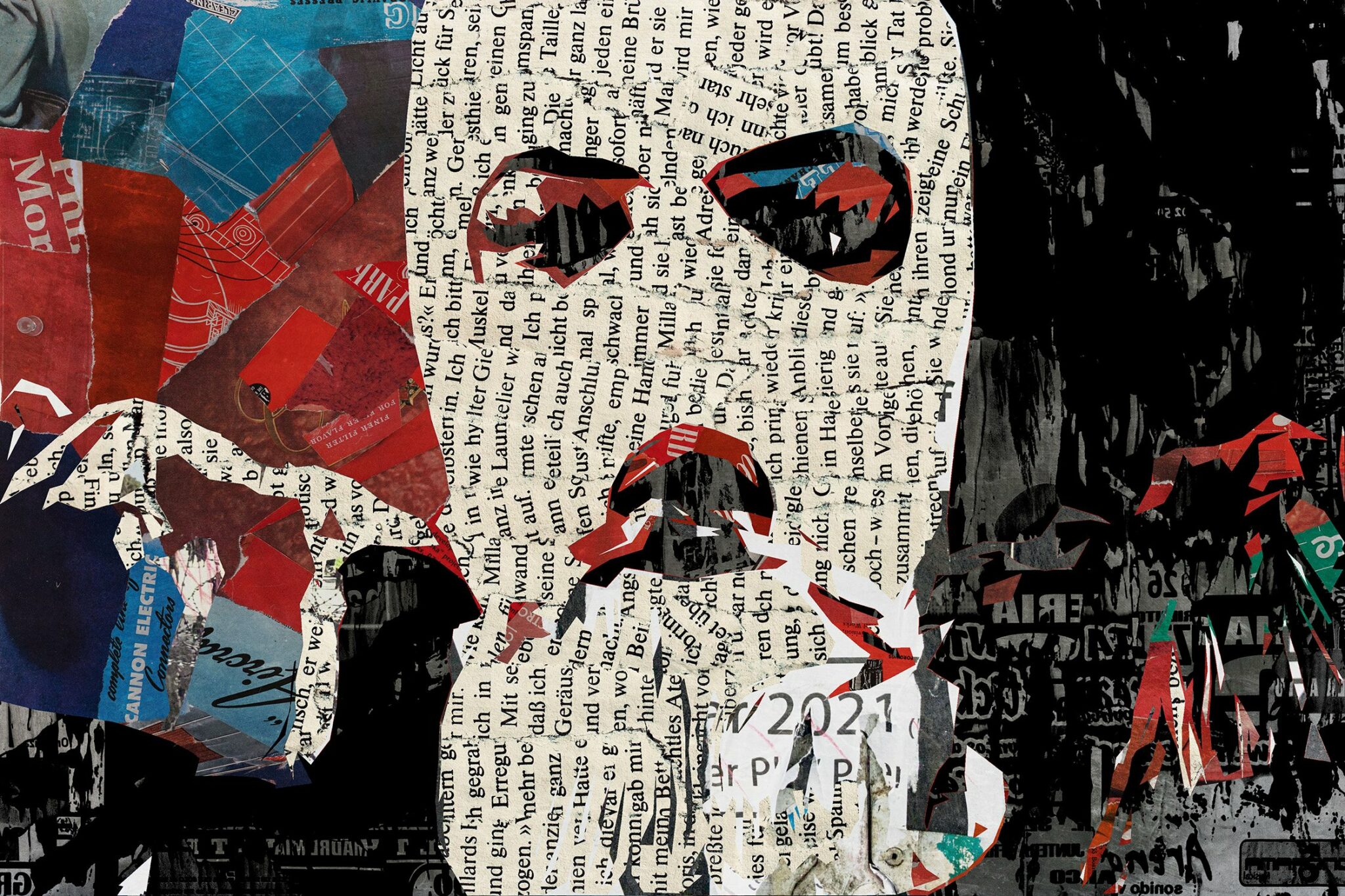 Newspaper Collage Photo Effect – MasterBundles