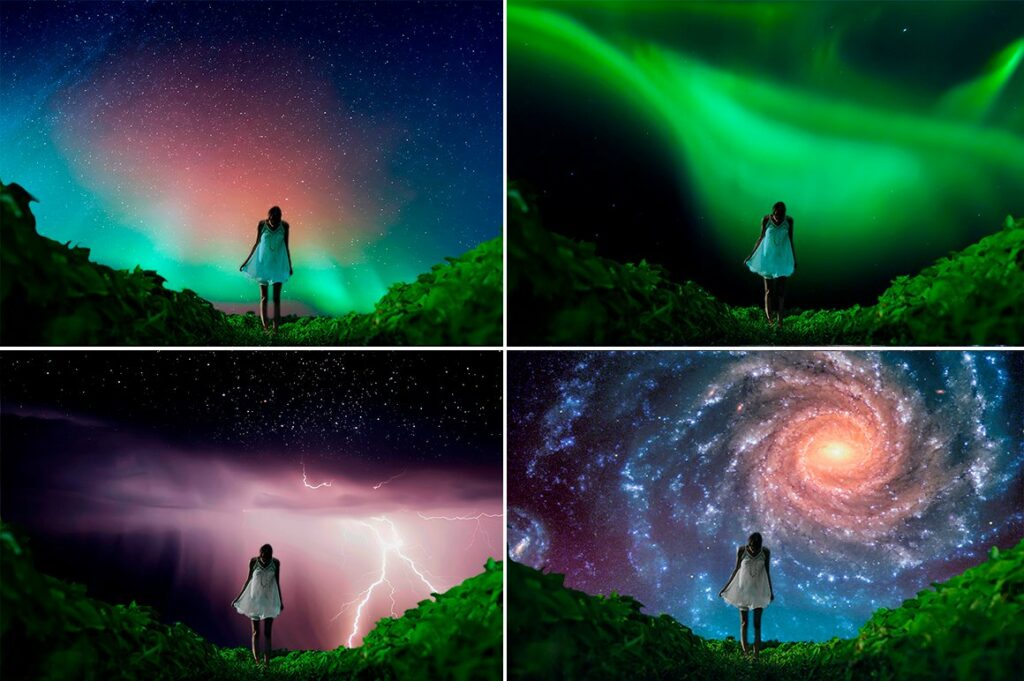 Night Sky Background Overlays – MasterBundles