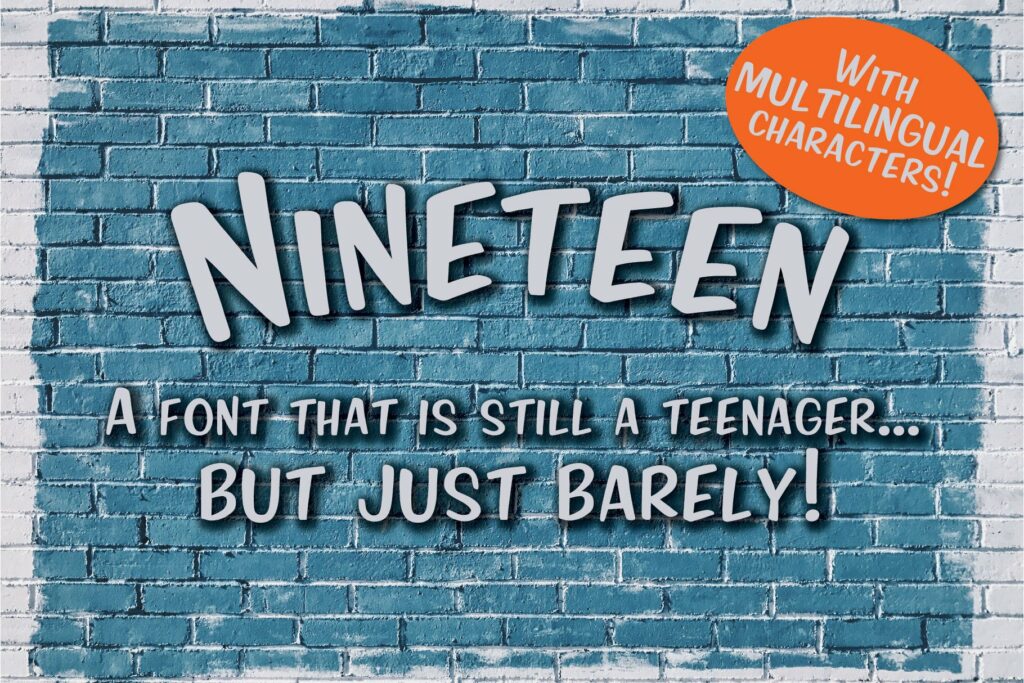 Nineteen Sans Serif Font – MasterBundles