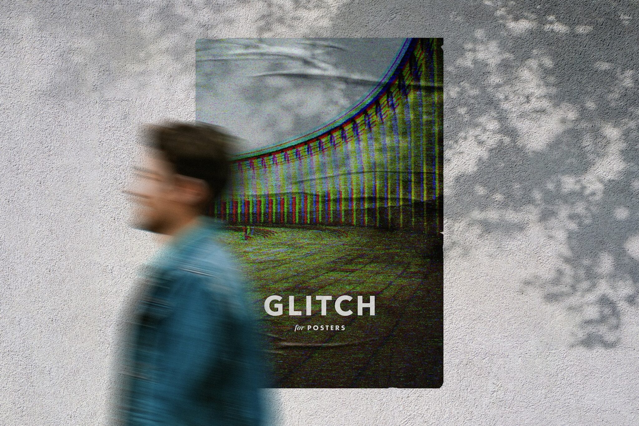 Noise Glitch Effect for Posters – MasterBundles