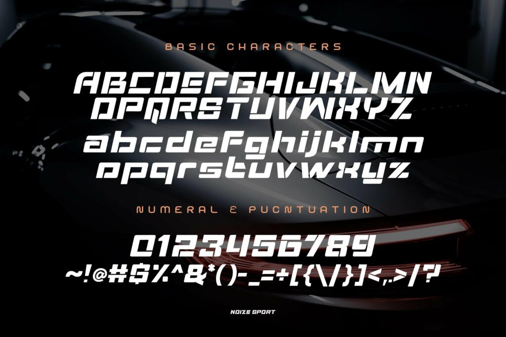 Noize Sport Typeface – MasterBundles