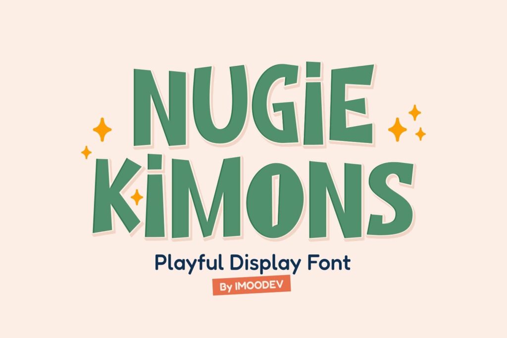 Nugie Kimons - Cute Font Styles – MasterBundles