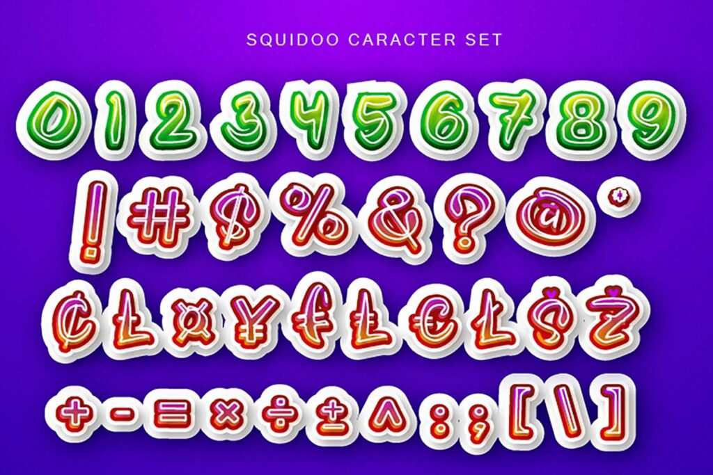 Squidoo Wordss - Display Craft Font – MasterBundles