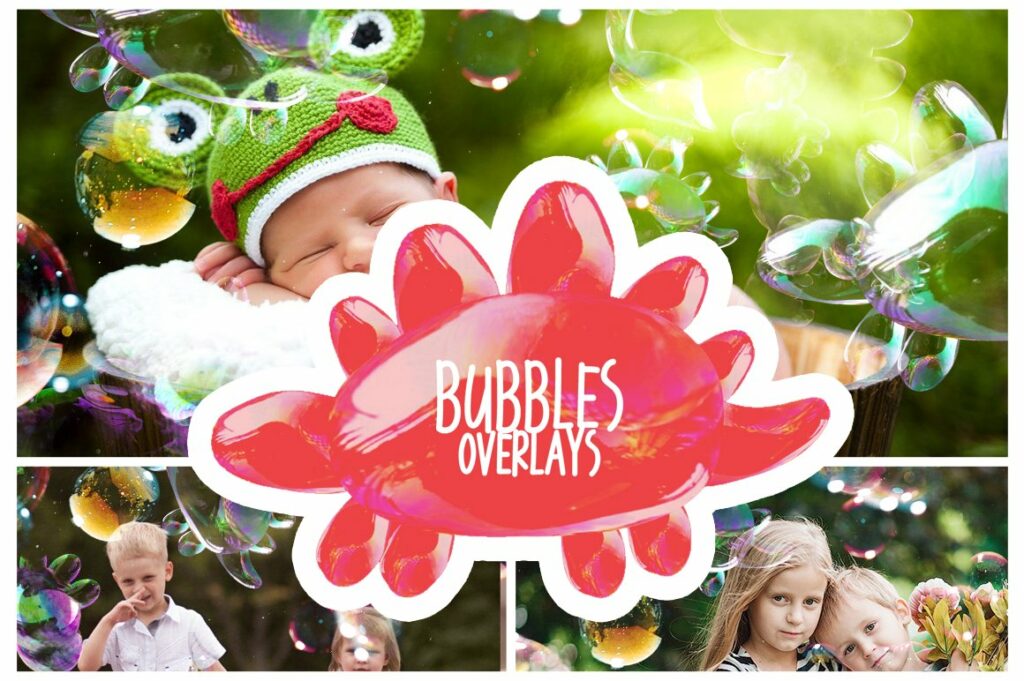 Bubbles Photoshop Overlays – MasterBundles