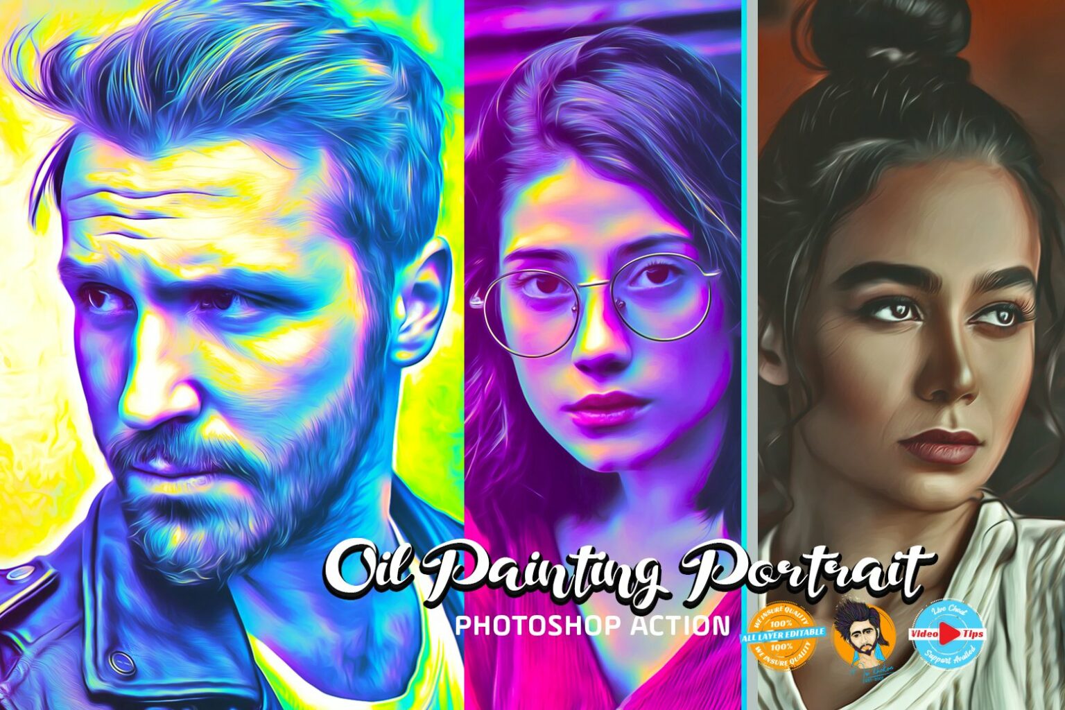 Oil Painting Portrait – MasterBundles