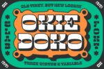 OKIE DOKO Display Slab Font – MasterBundles