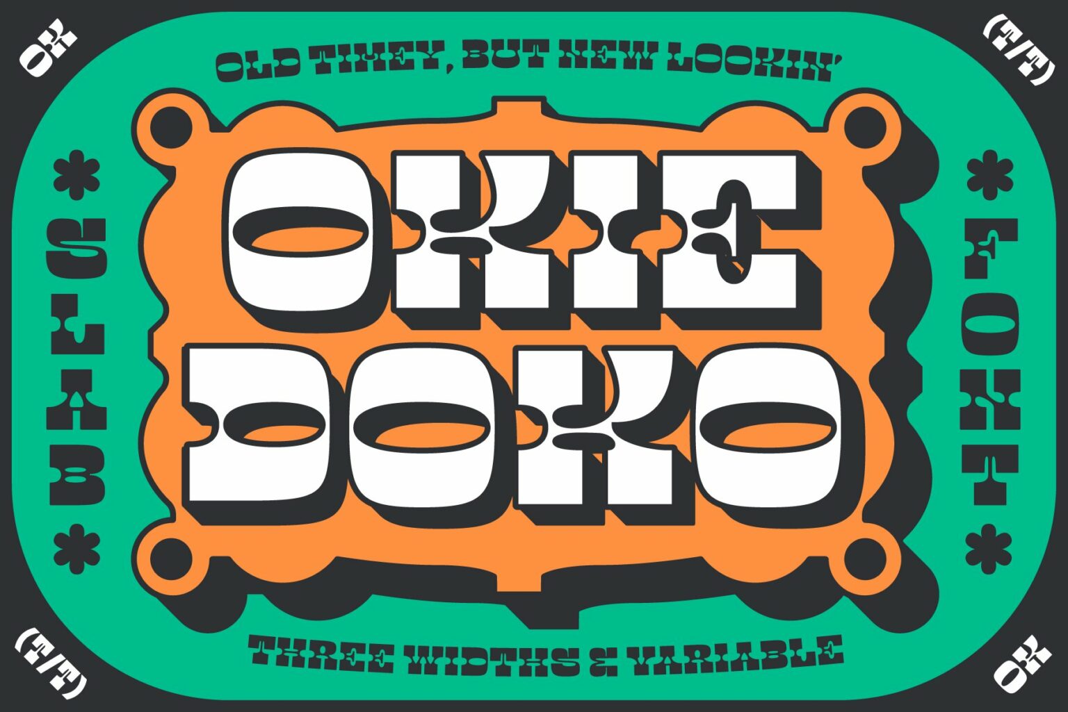 OKIE DOKO Display Slab Font – MasterBundles